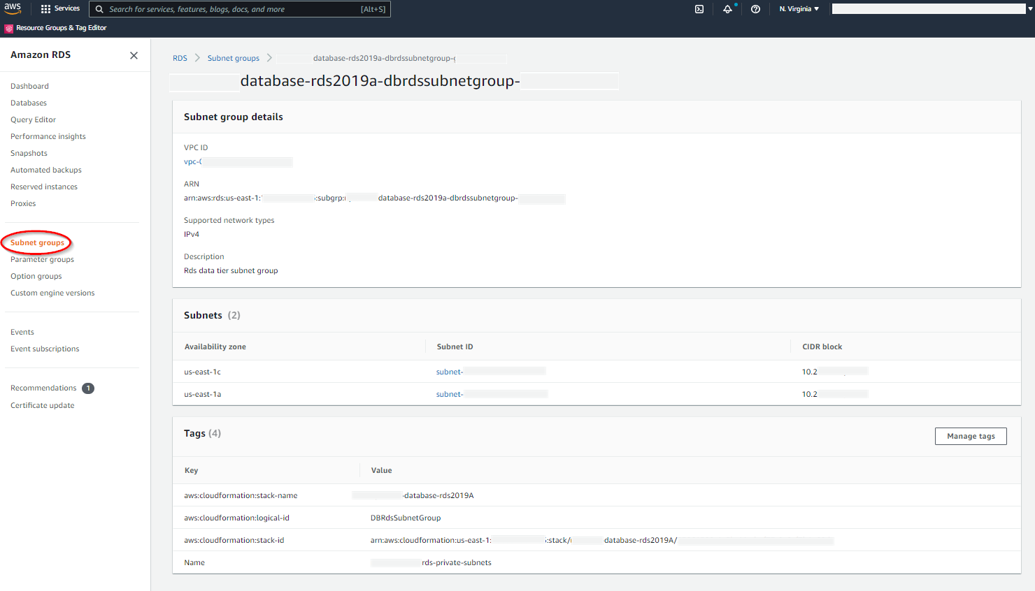 Create RDS database with Cloud Formation – Love The SQL