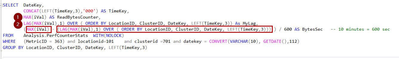 Lag Examples – Love The SQL