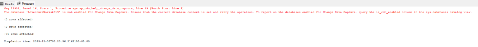 Change Data Capture (CDC) Setup, Update, Reenable – Love The SQL
