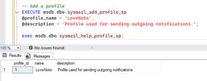 SQL Server Database Mail Configuration – Love The SQL