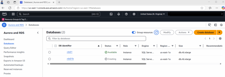Restore Snapshot on AWS RDS MSSQL – Love The SQL